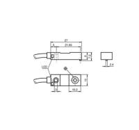 China NBN4-F29-E2 Inductive Proximity Sensor 29mm M12 10-30V DC  IP67 Metal Housing for sale