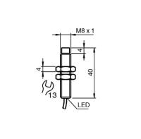 China NBN2-8GM40-Z1 Inductive Sensor, 2mm Range, M8, NPN NC, IP67 | Precision Positioning for sale