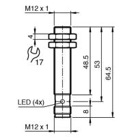 China NBB4-12GM50-E3-V1 Inductive Proximity Sensor 12mm, IP67, M12, DC 10-30V |  OEM Automation for sale