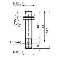China NBB4-12GM50-E0-V1 Inductive Proximity Sensor 12mm, IP67, M12, DC 10-30V |  OEM Automation for sale