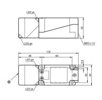 China NBB15-U1-E2-C Inductive Sensor 15mm, IP69K, M12, IO-Link |  Hygienic for sale