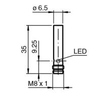 China NBB2-6.5M25-E2-V3 Inductive Sensor | 2mm Range, PNP NO, IP67, M25x1.5 Thread for sale