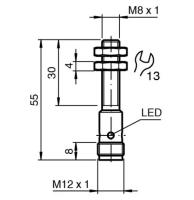 China NBB2-8GM30-E2-V1 Inductive Sensor | 2mm Range, PNP NO, IP67, M30 Thread for sale