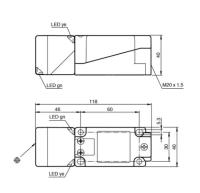 China NBB20-U1-A2 Inductive Sensor 20mm AC/DC NO IP67 M30 Housing for sale