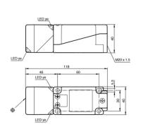 China NBB20-U1-Z2 Inductive Sensor  20mm AC/DC NC IP67 M30 Housing for sale