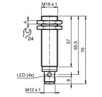 China NBB8-18GM60-A2 Inductive Sensor 8mm NAMUR NO IP67 M30 Hazardous Area for sale