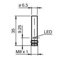 China NBB2-6.5M25-E2-V3 Inductive Sensor  M25 24V DC IP67 6.5mm 2-Wire Precision Assembly for sale