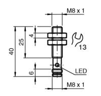 China NBB2-8GM25-E2-V3 Inductive Sensor |  | M25, 24V DC, IP69K, 8mm, 2-Wire | Sanitary Processing for sale
