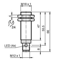 China NBB8-18GM50-E2-V1 Inductive Sensor |  | M50, 24V DC, IP68, 18mm, 2-Wire | Mining & Material Handling for sale