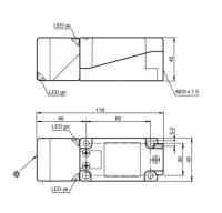 China NBB15-U1-A2 Inductive Proximity Sensor 15mm Range 10-30V DC IP67 M30 Housing  Machine Safety for sale