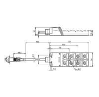 China NDS-F146-8E2-V1 Safety Light Curtain | 146mm Height, 8mm Resolution, Type 4 PL e | Machine Guarding for sale