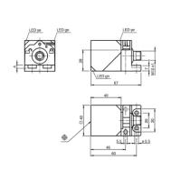 China NBB20-L2-A2-C-V1 Inductive Sensor 20mm Range IP67  OEM Proximity Switch for sale