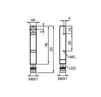 China NBB1.5-F41-E2 Inductive Sensor 1.5mm Detection F41 Flush Mount  OEM for sale