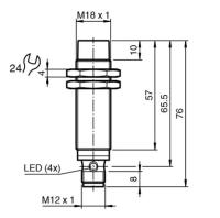 China NBN8-18GM60-A2-V1 Inductive Sensor 18mm Range M30 Thread  IP67 for sale