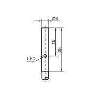 China NBB0.8-4M25-E0 M25 Proximity Sensor  0.8m Range IP67 IO-Link Rugged Automation Detection for sale