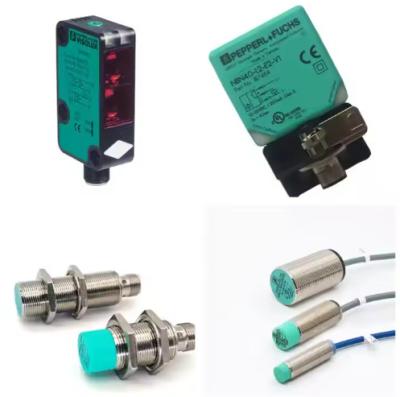 China Pepperl + Fuchs NBB2-12GM40-E2 Inductive Sensor 2-12mm Range 10-30VDC M40 Thread 2m Cable Extended Range Heavy Industrial for sale