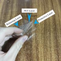 China PET Crystal Clear Lamination Film Roll with Protective Layer Self Adhesive Film Roll for Wedding Photos & Decorative Pictures for sale
