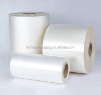 China Glossy BOPP Thermal Laminating Film EVA Pre-coated 25 Micron Custom Width and Length Film for Paper Graphic Printed Products for sale