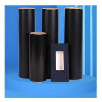China Pre-coated Velvet Soft Touch Black Thermal Lamination Film for Premium Luxury Liquor Perfume Watches and Jewellery Packs/boxes for sale