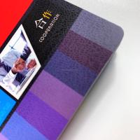 China Economy 18 Micron No Adhesive Leather Texture Embossing BOPP Thermal Lamination Film for High End Paper Bags Boxes Photo Albums for sale