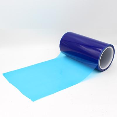 China Blue PE Protective Film/Tape for Glass and  Windows Door Frame Stainless Steel & Elevator Protection for sale