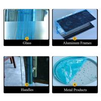 China Blue PE Protective Film/Tape for Glass and  Windows Door Frame Stainless Steel & Elevator Protection for sale