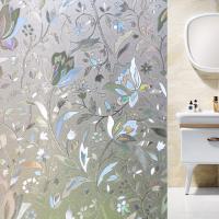 China Window Privacy Film Rainbow Window Cling 3D Decorative Stained Glass Window Coverings Static Cling Non-Adhesive Removable Film for sale