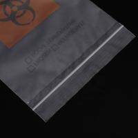 China Transparent Biohazard Specimen Medical Waste Transportation Bag for sale