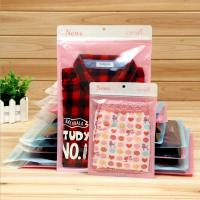 China Custom Printed Clear Underwear Packaging Bags with Hang Hole Multi-layer Zipper Heat Sealable Bag for sale