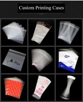 China Width 20cm Wholesale Customized Self Seal Adhesive Bopp Pp Opp Poly Plastic Cello Packaging Bags for Candy Garment Clothing for sale