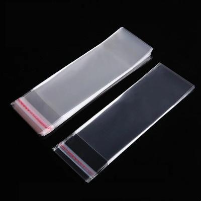 China Width 6cm 12 Lengths Transparent Cellophane Clear Polybag OPP Plastic Self Adhesive BOPP Bag Small MOP Accept Custom Printing for sale