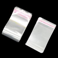 China Width 10cm Transparent Cellophane Clear Polybag Opp Plastic Self Adhesive Clear Opp Bopp Bag for sale