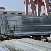 China Q235 Q345 Wu Steel Galvanized Iron Square Pipe 6m Length Structure Pipe for sale