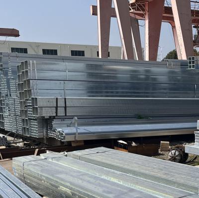 China Q235 Q345 Wu Steel Galvanized Iron Square Pipe 6m Length Structure Pipe for sale