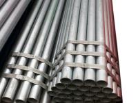 China Round Galvanized Steel Pipe 12M 6M 6.4M 5.8-12M DIN EN Galvanised Steel Tube for sale