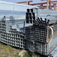 China JIS ASTM Hot Galvanized Pipe Galvanized Rectangular Steel Tube Q235 Q345 3mm for sale