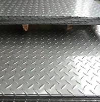 China ASTM DX51D Z181-Z275 Full Hard T Type / Tear Drop Gi Chequered Plate For Metal Roof for sale