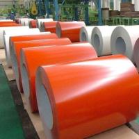 China 1.2mm Colour Coated Plain Sheets Red Color Coated Roofing Sheet BS ASTM GB for sale