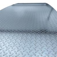 China Zero Spangle Galvanized Checkered Steel Plate Roll Hot Rolled GI Checkered Sheet for sale