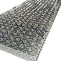 China Zero Spangle Galvanized Checkered Steel Plate Roll Hot Rolled GI Checkered Sheet for sale