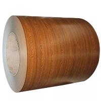 China Wood Marble PPGI Color Coated Steel Coil 1250mm PPGL A755 For Home Decoration for sale