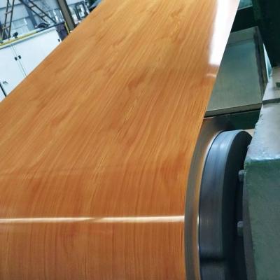 China Wood Marble PPGI Color Coated Steel Coil 1250mm PPGL A755 For Home Decoration for sale