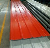China Corrugated Steel Roofing Sheet Color Coated Iron Galvanized Metal G550 500mm for sale