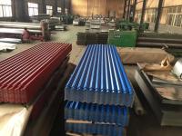 China Corrugated Steel Roofing Sheet Color Coated Iron Galvanized Metal G550 500mm for sale