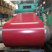China 275g / M2 Zinc Coated Color Coated Coil 3 - 8MT Yield Strength 180Mpa for sale