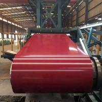 China 275g / M2 Zinc Coated Color Coated Coil 3 - 8MT Yield Strength 180Mpa for sale