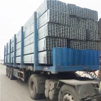 China ERW Galvanised Steel Tubing Pipe Q195 Rectangular Hollow GI  630mm for sale