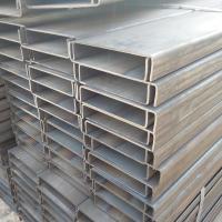 China A53 Q195 Q235 Galvanized Channel AISI ASTM Steel Profile Building Frame High Intensity for sale