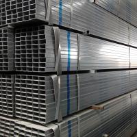 China Zinc Coated Q215b Q235b Galvanized Steel Pipe Square Rectangle 2.5 Inch 3 Inch for sale