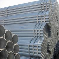 China Hollow Section Galvanized Steel Pipe ERW GI Tube 6m Length BS1139 EN39 for sale